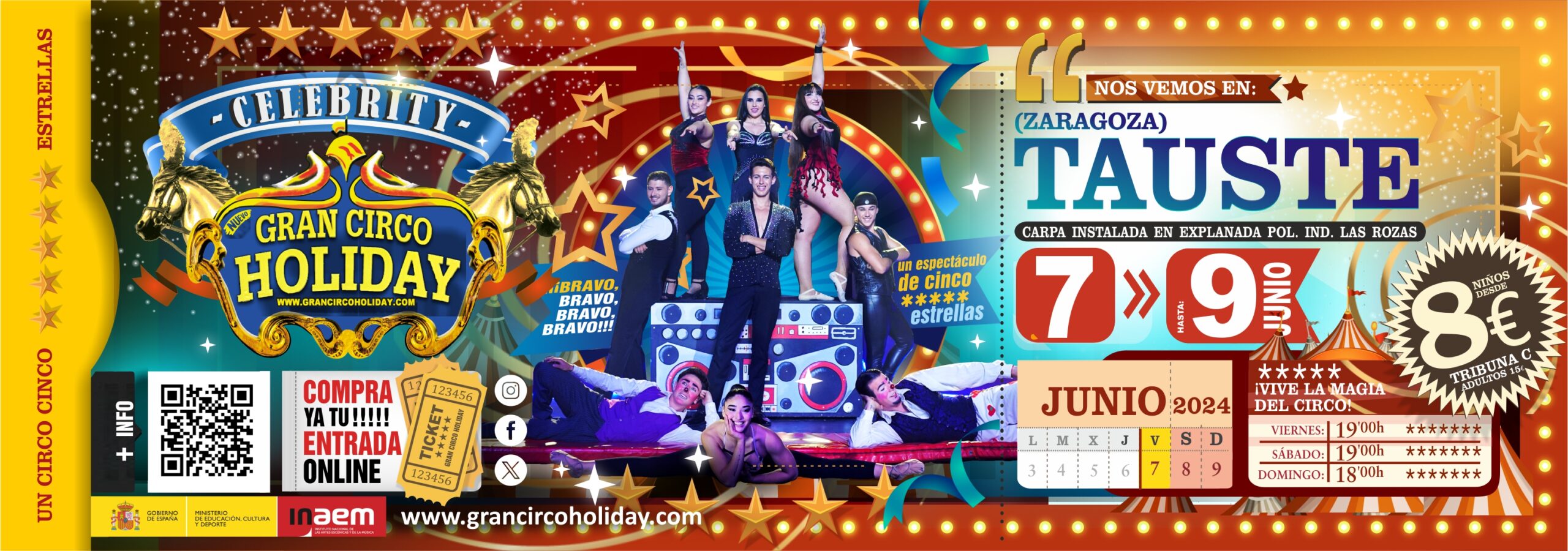 Tauste (Zaragoza) - Gran Circo Holiday
